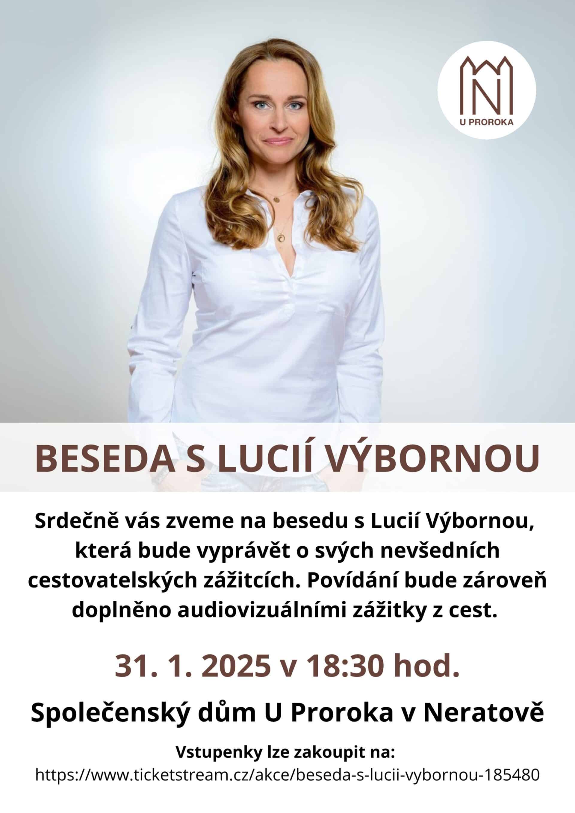 Beseda s Lucií Výbornou | Sdružení Neratov